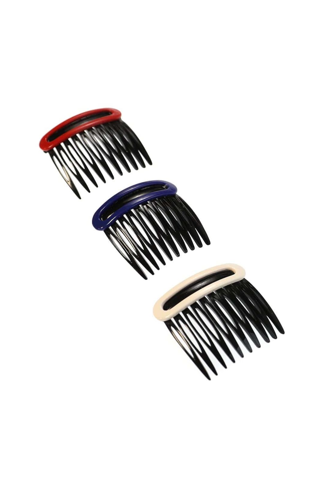 Vintage Medium Hair Comb With Color Accents - Etsy