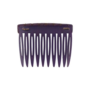 Vintage Italian Hair Comb With Gold Rope Inlay - Etsy