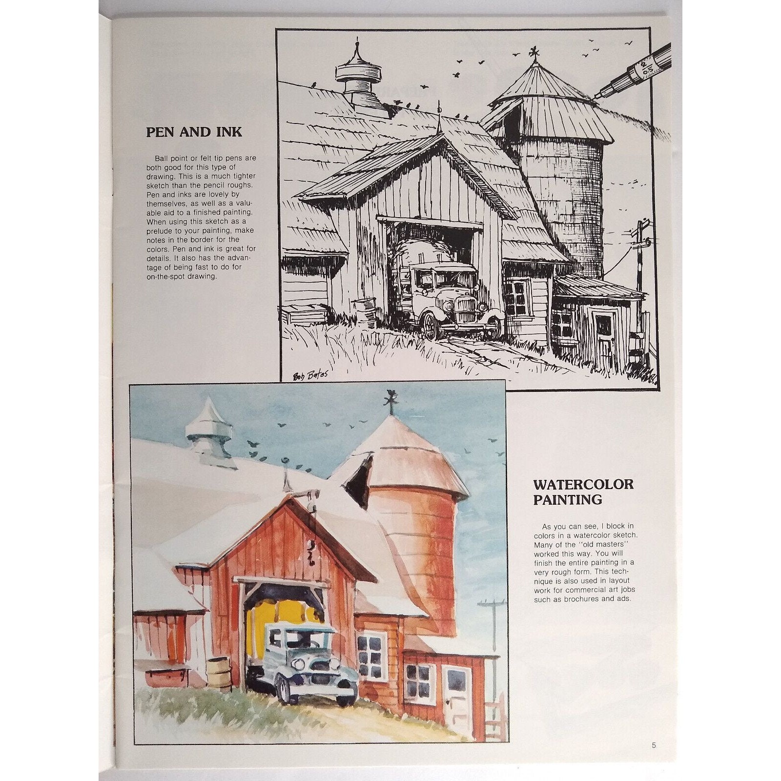 Vintage Walter T Foster Paint Art Book More Adventures in Acrylics and ...