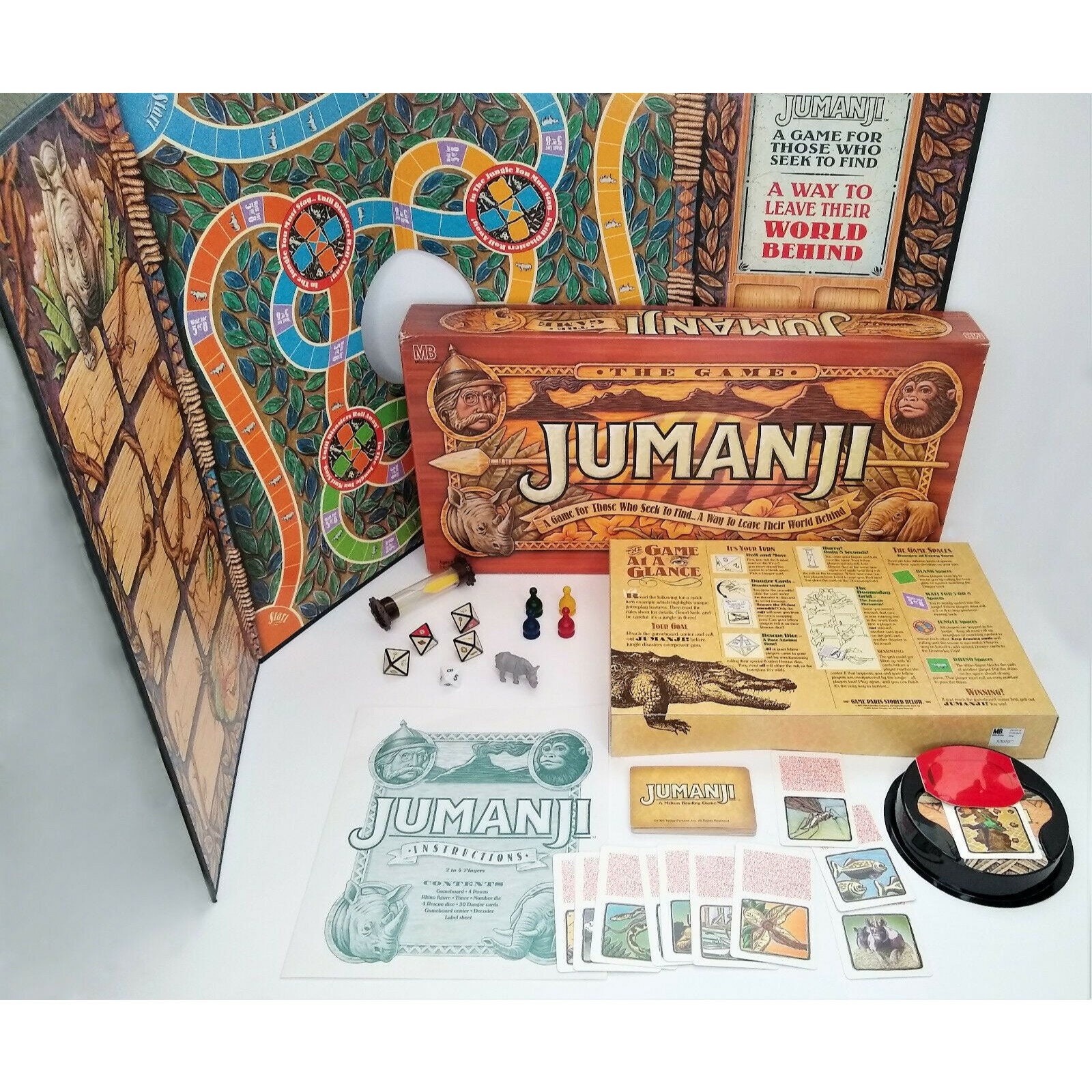 Jumanji Board Game Cards