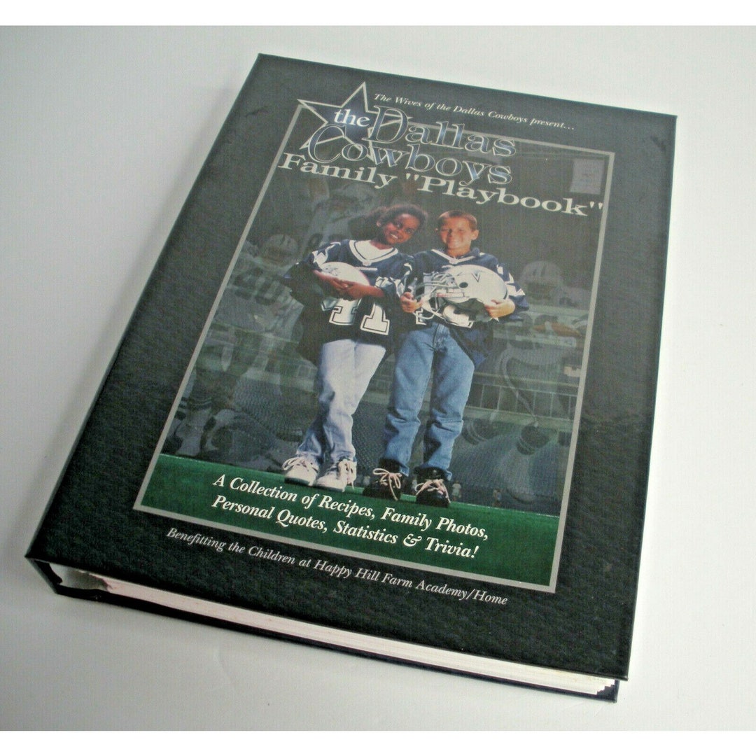 Vintage Dallas Cowboys Family Playbook Cookbook Wives Photos Trivia 1st ...
