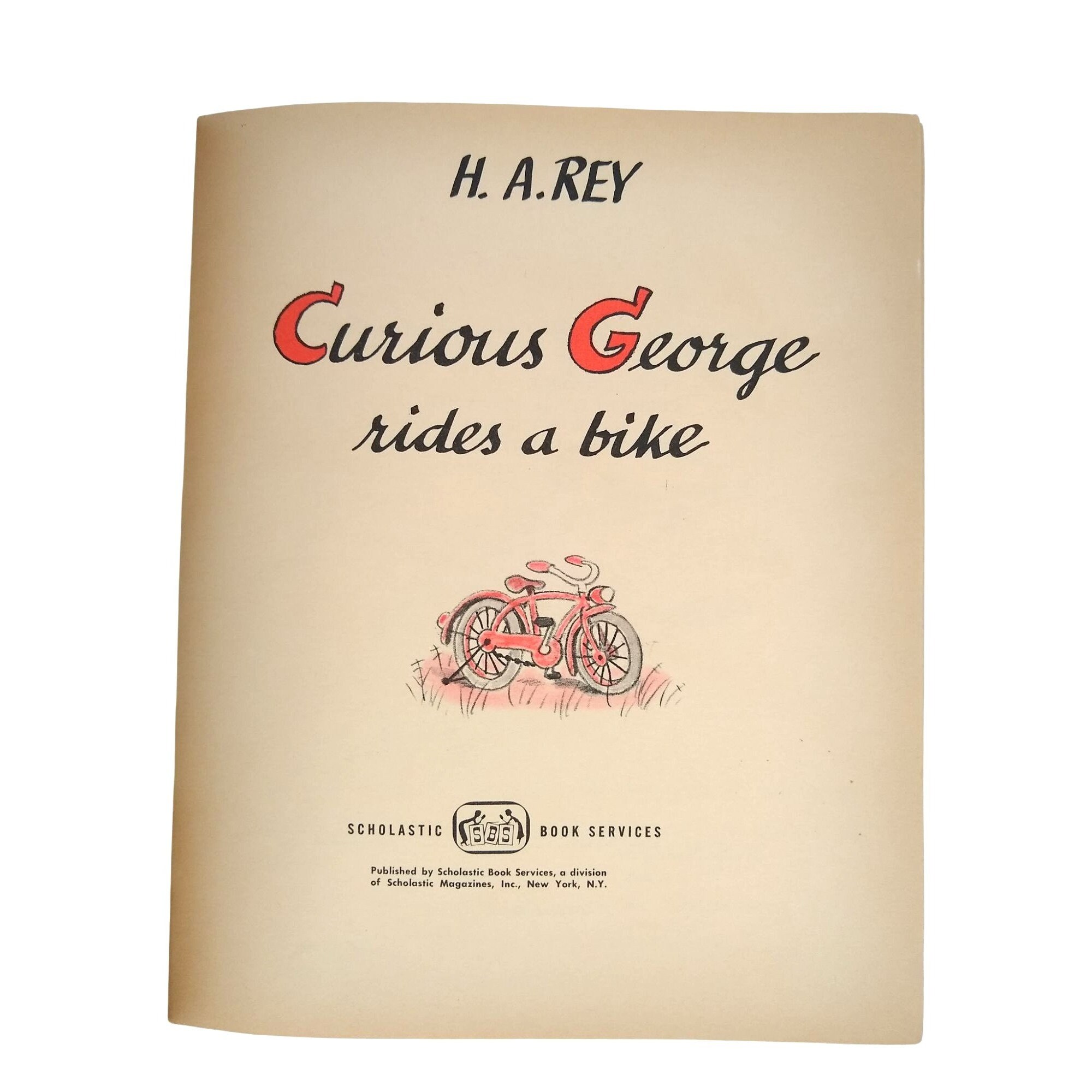 Curious George Rides a Bike 1962 1st Scholastic Paperback Printing by H ...