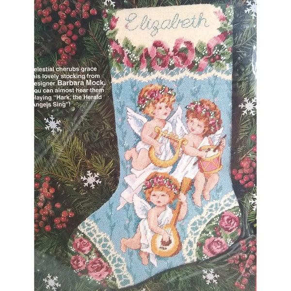 Needlepoint Christmas Stocking Kits - Etsy