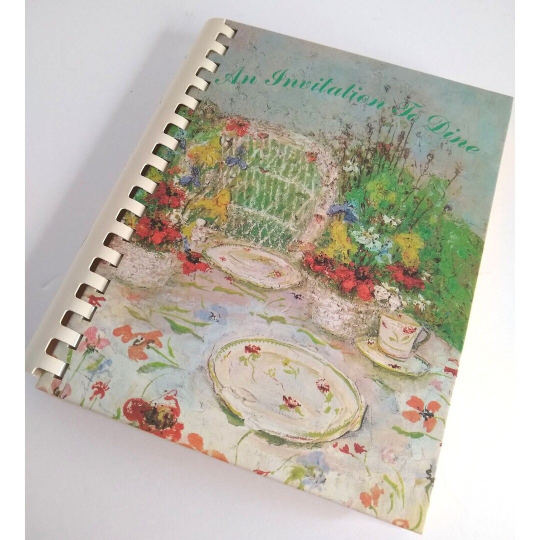 An Invitation to Dine Cookbook the Robert Crown Center - Etsy