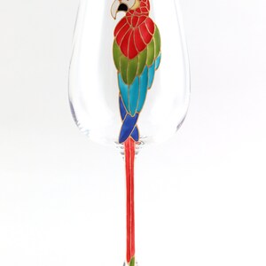 Parrot Wine Glasses - Etsy