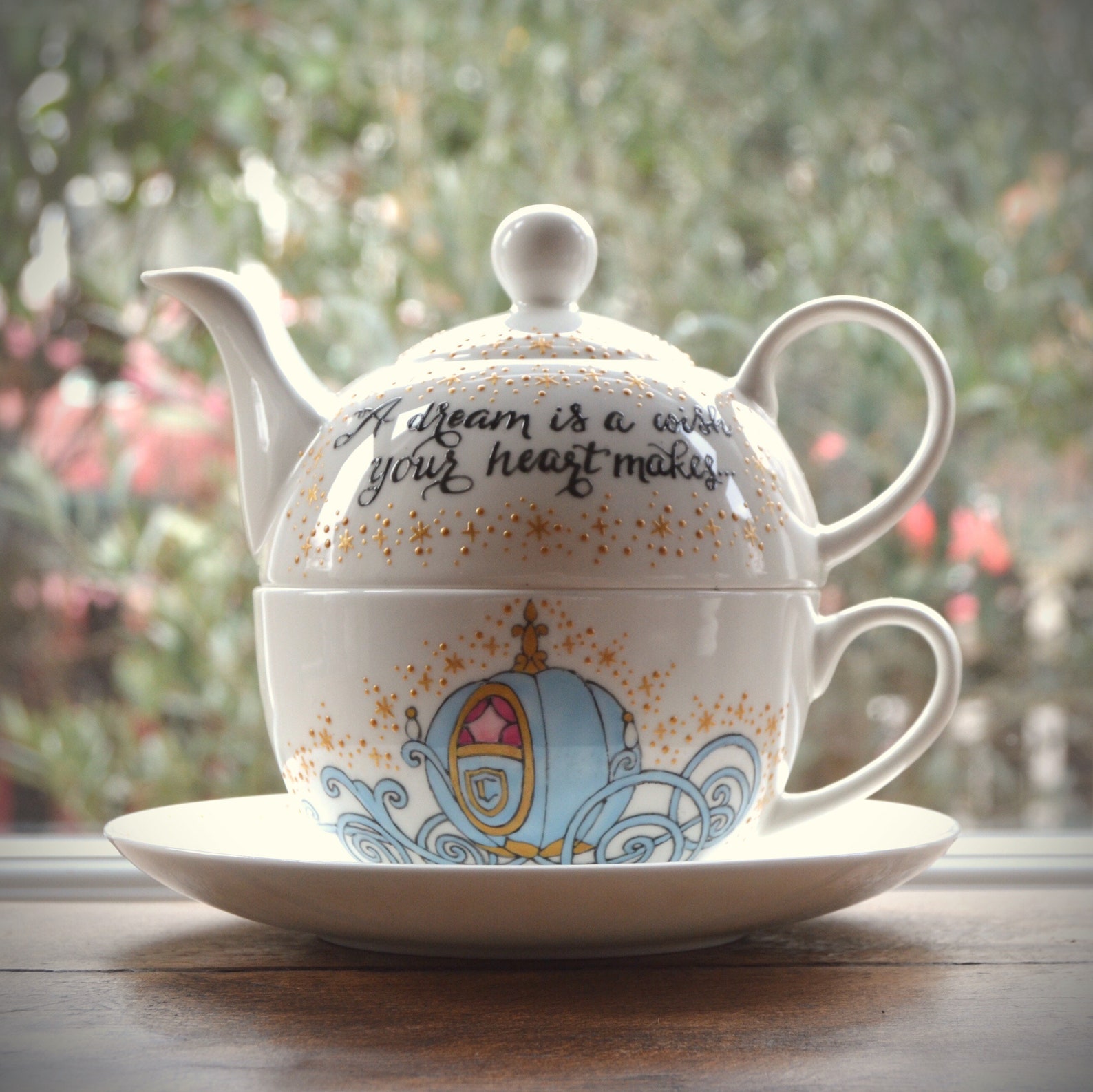 Cinderella Tea Set For One | Etsy