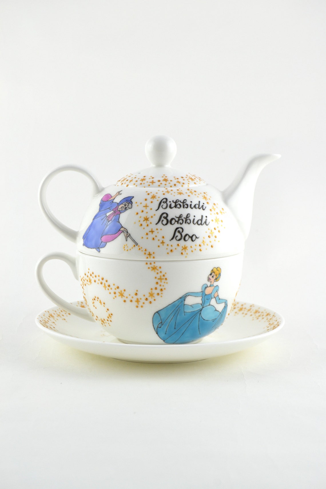 Cinderella Tea Set For One | Etsy