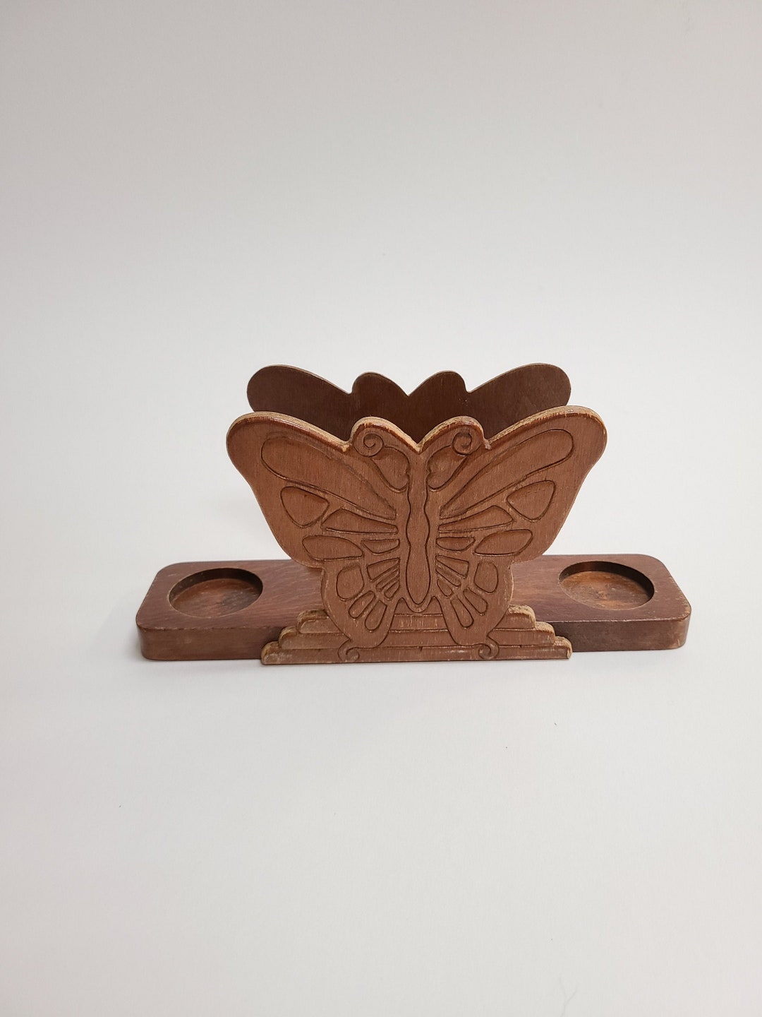Butterfly Napkin Holder | 70s Butterfly Napkin Server | Salt Pepper ...