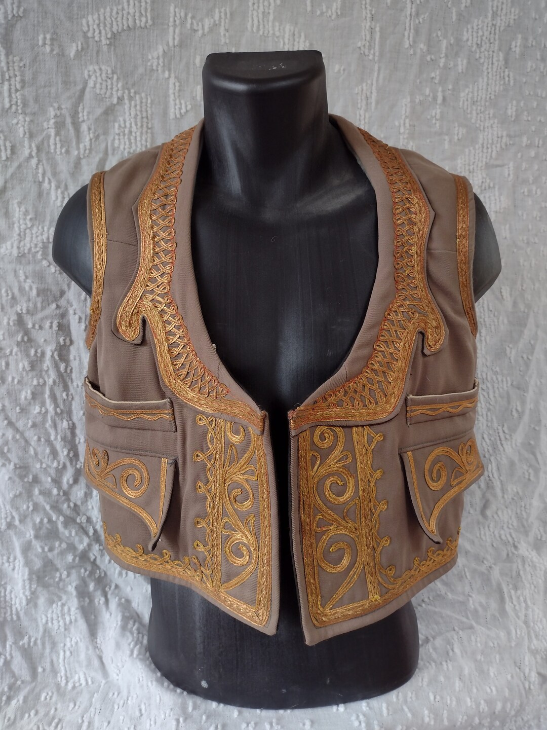 RARE Greek Folk Vest Traditional Costume - Etsy