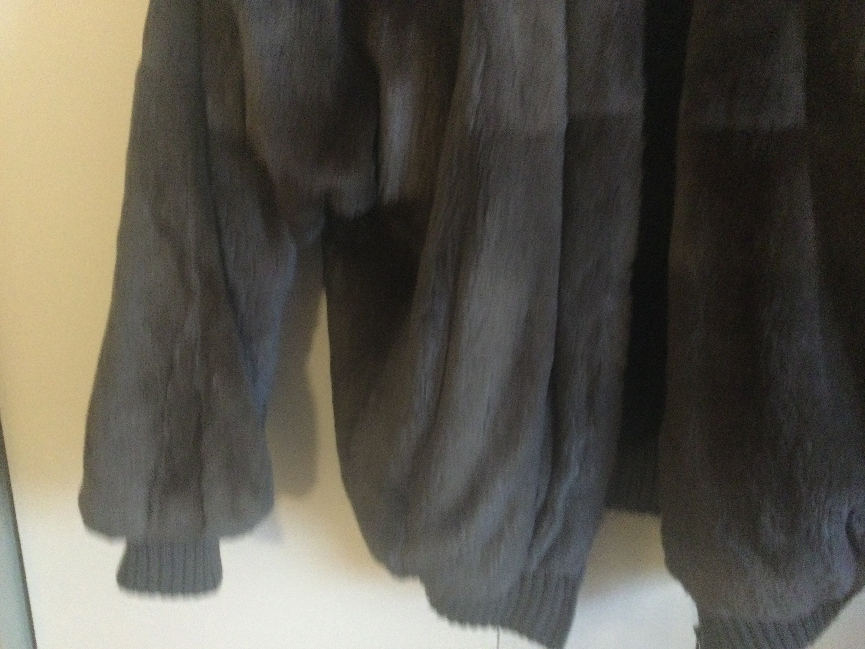 Rabbit Fur Bomber Jacket by Jacobsons - Etsy