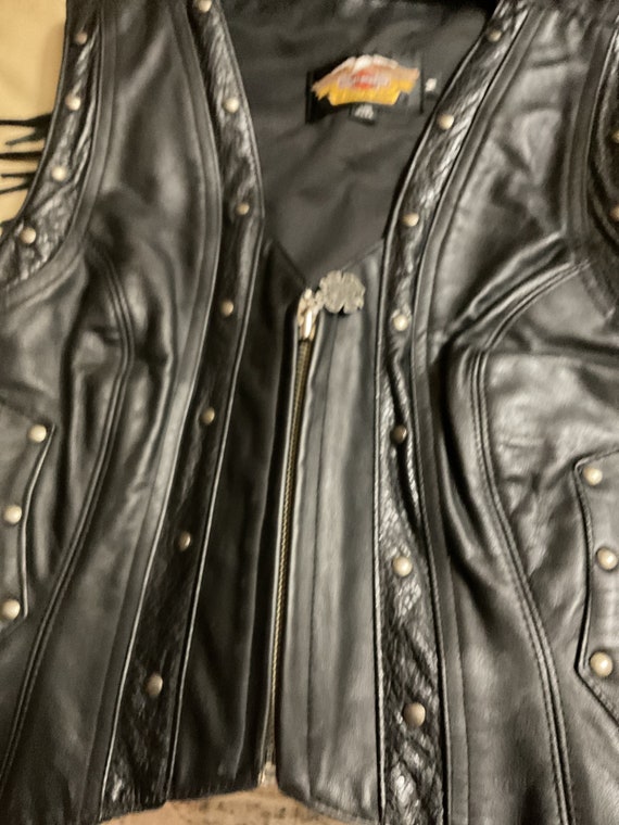 Harley Davidson leather vest - Gem