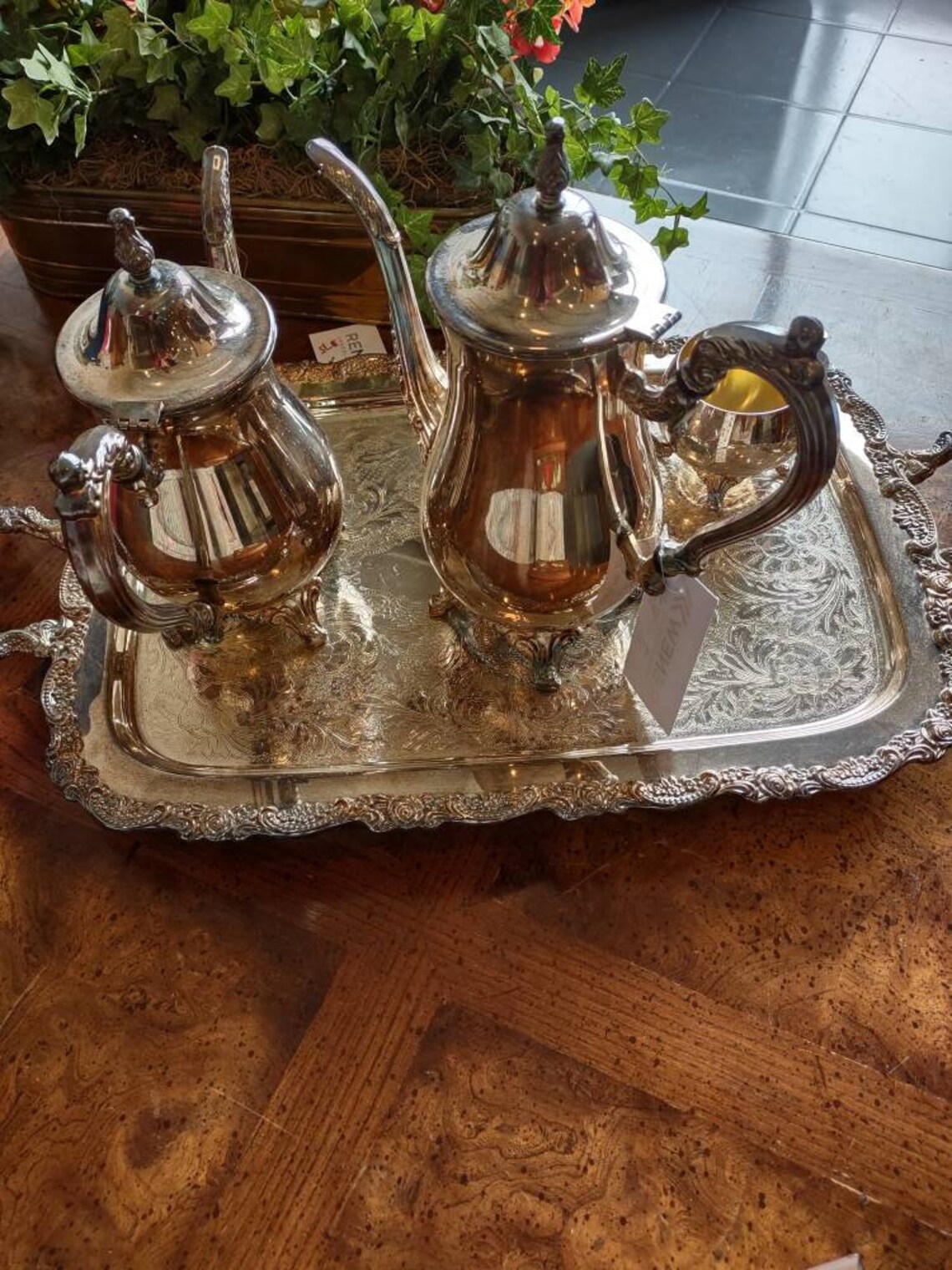 Oneida Coffee and Tea Service Five Piece Set With Tray - Etsy