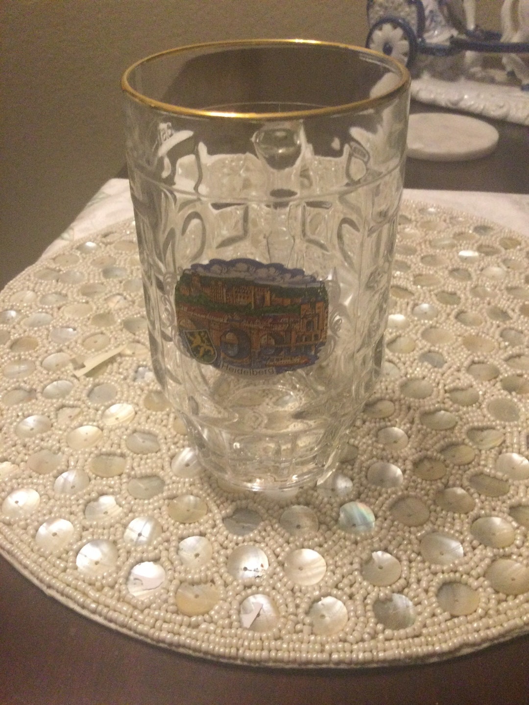 Heidelberg Glass Tankard - Etsy