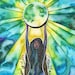 Moonweaver - Watercolour Print, Divine Feminine Sacred Luna Woman Mawu ...
