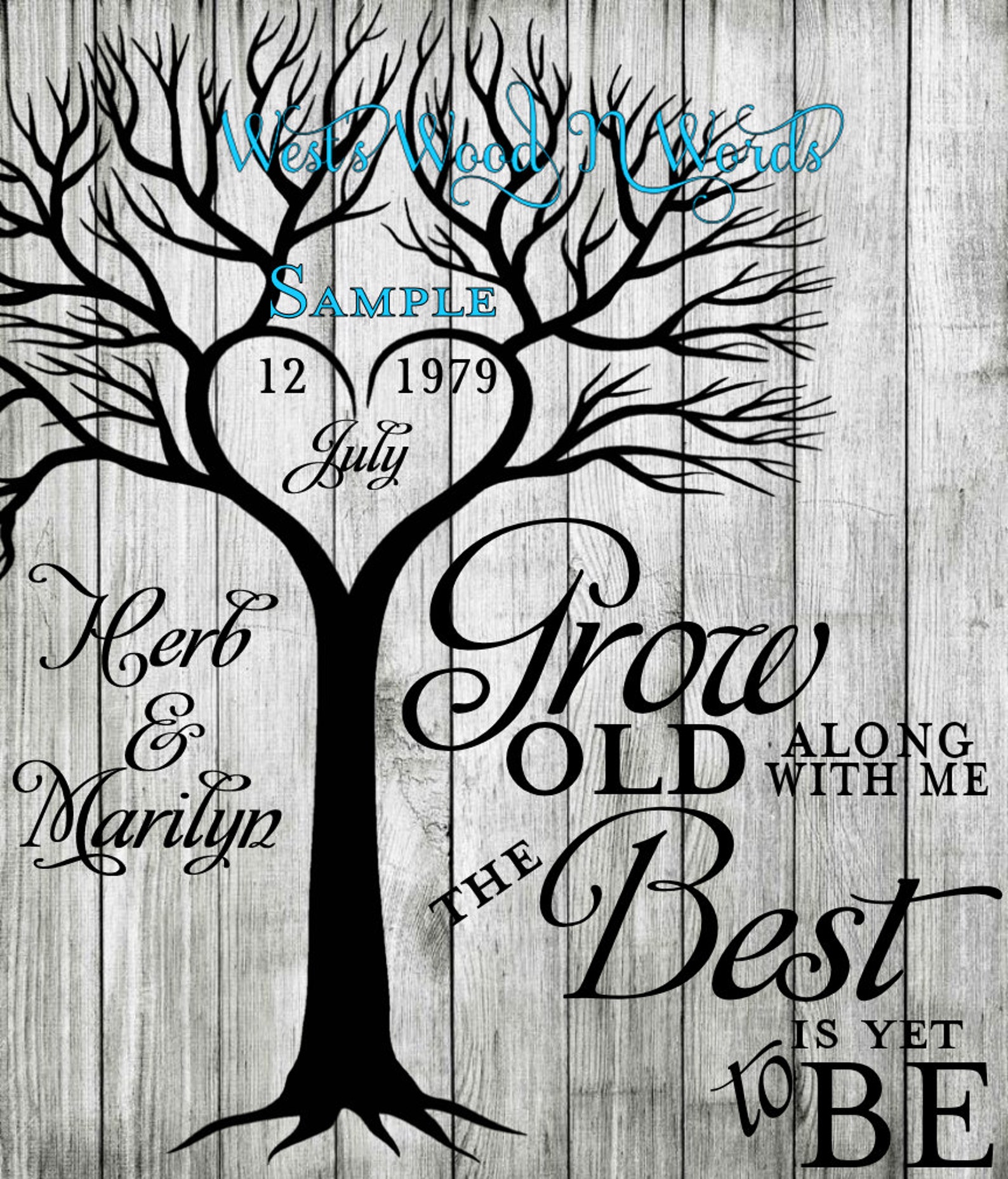 Grow Old With Me Etsy