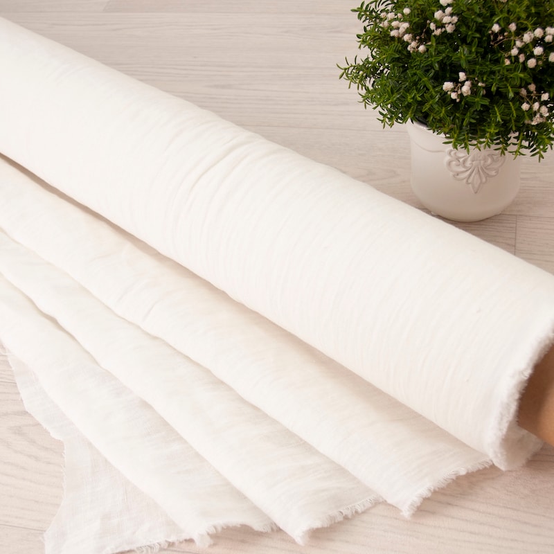 Cream Linen Fabric - Etsy