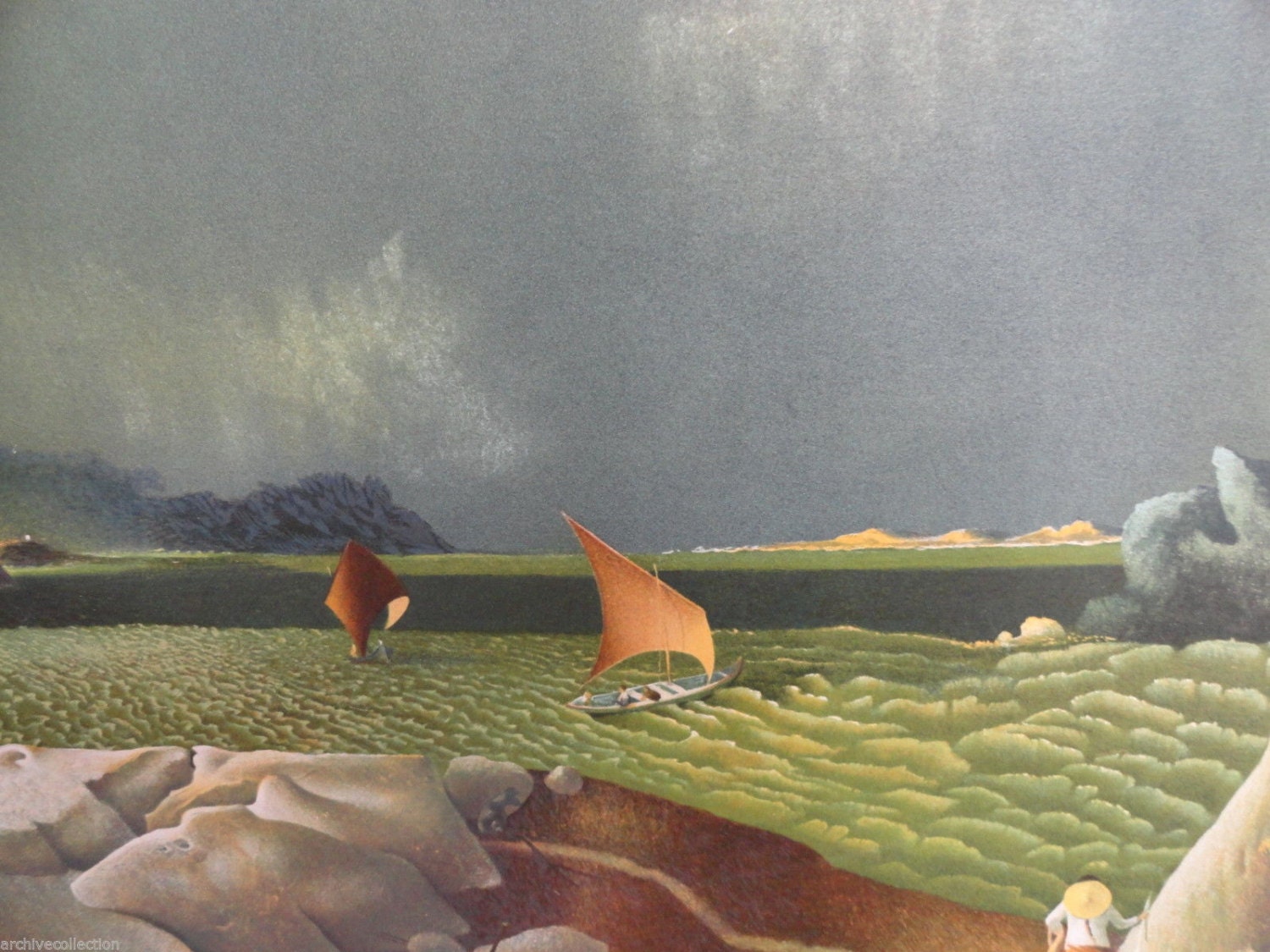 Michel Charpentier ondes Turbulentes Original Lithograph S/N Art - Etsy