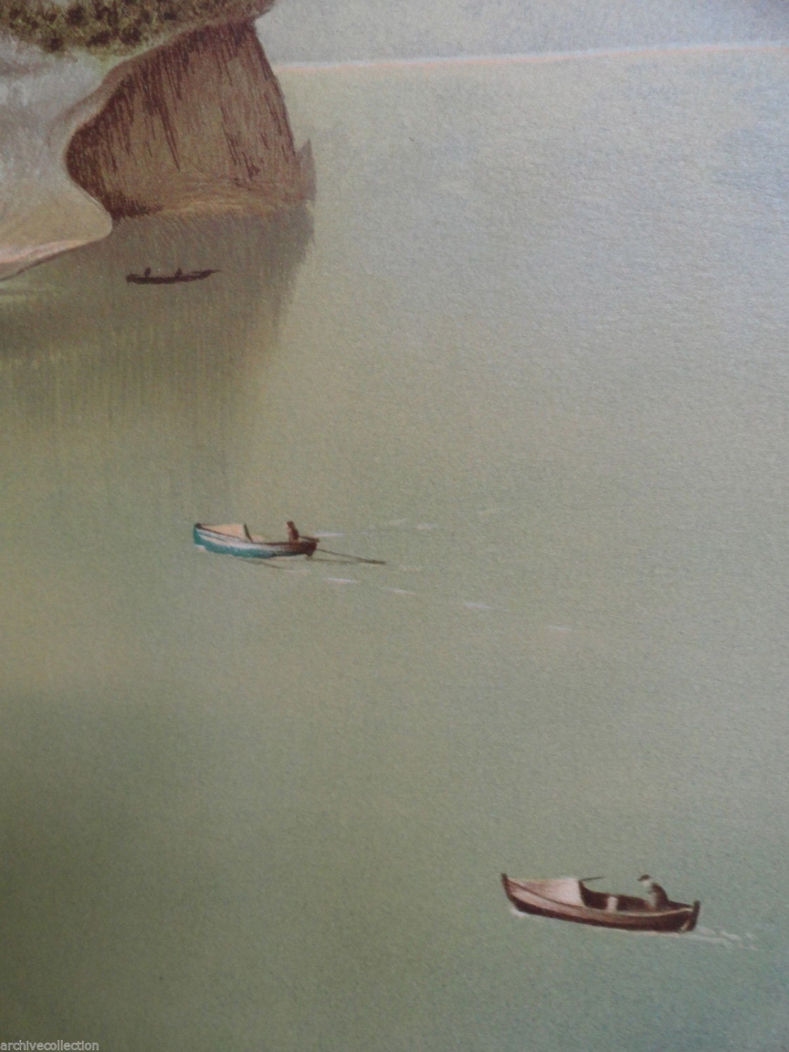 Michel Charpentier lithographie originale L'Ile 1983 main signée et ...