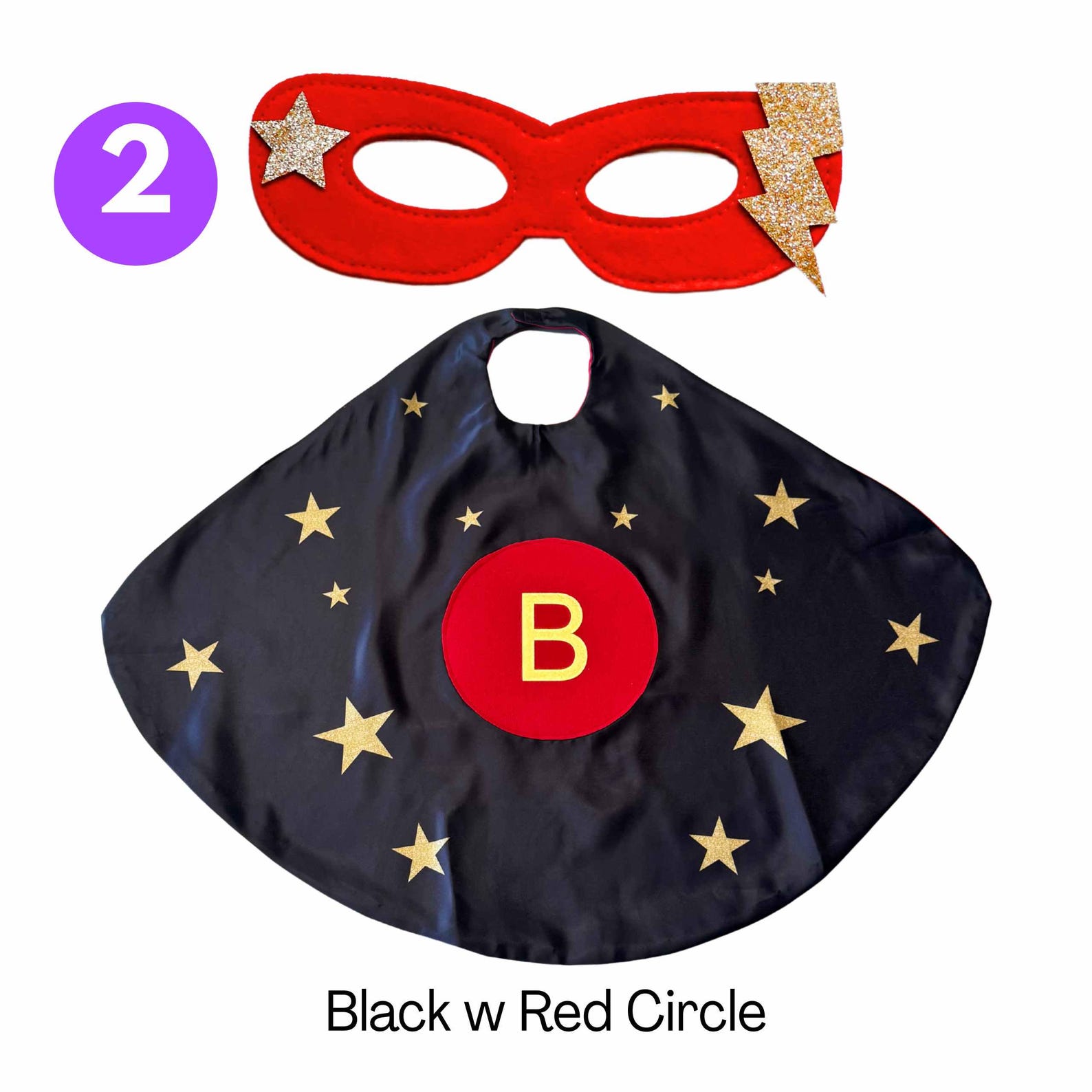 Kids Costume Cape - Kids Custom Gift - Select Initial - Etsy
