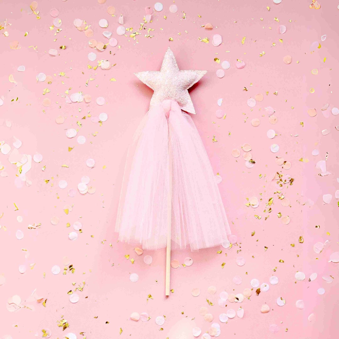 Sparkle Magic Wand Pink/pink - Etsy