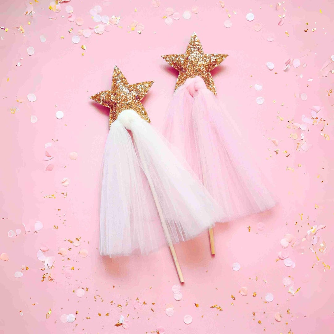 Magic Wand, Princess Wand, Fairy Wand, Kids Gift, Star Wand in Gold ...