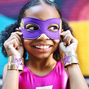 Super Hero Mask - Kids Super Hero Costume Accessory - Etsy