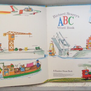 First Edition 1971 Richard Scarry's ABC Word Book HC Book Random House ...