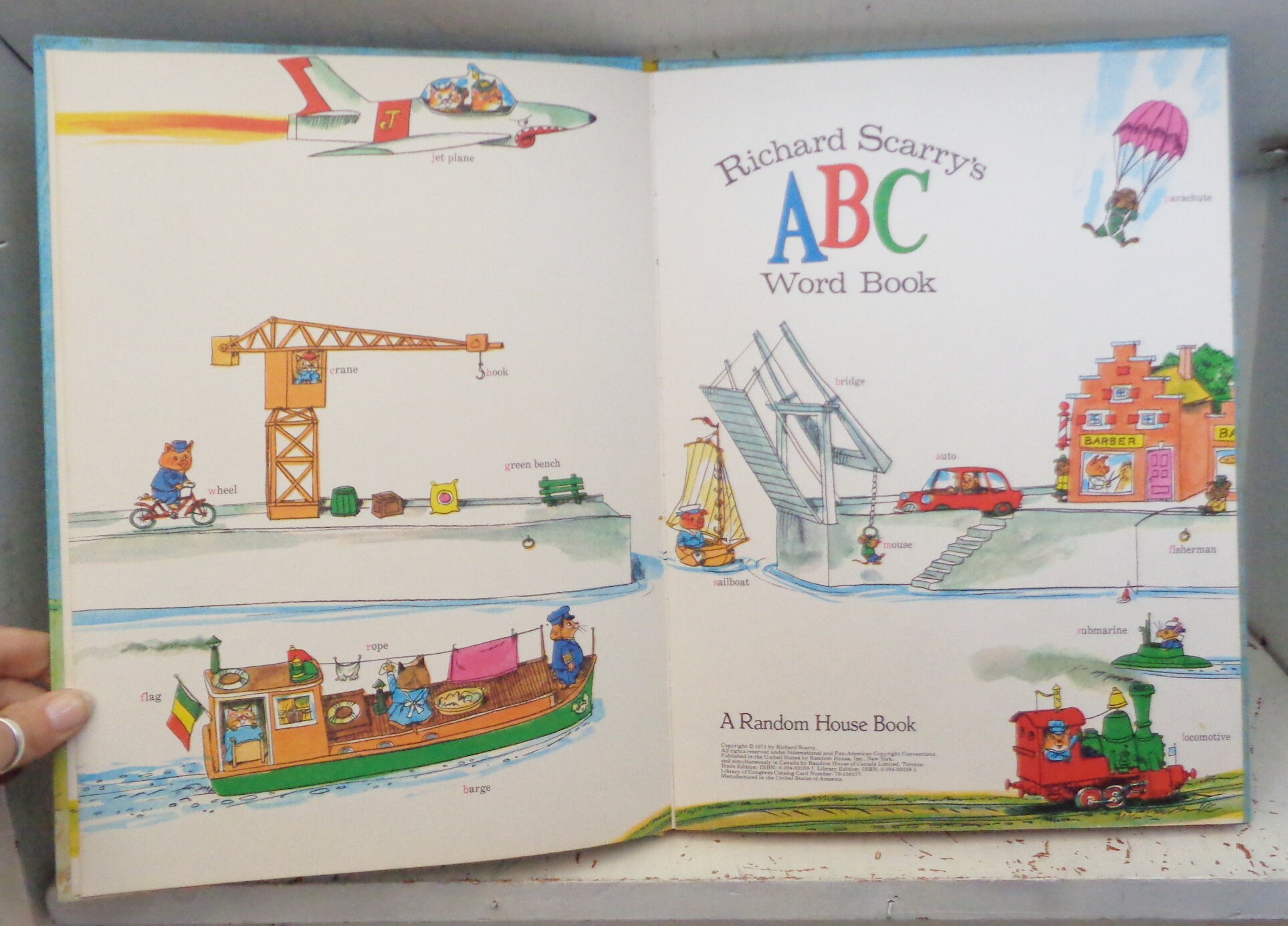 First Edition 1971 Richard Scarry's ABC Word Book HC Book Random House ...
