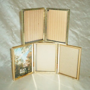 Double & Triple Vintage Decorative Metal 3 1/2x5 Picture Frames From ...