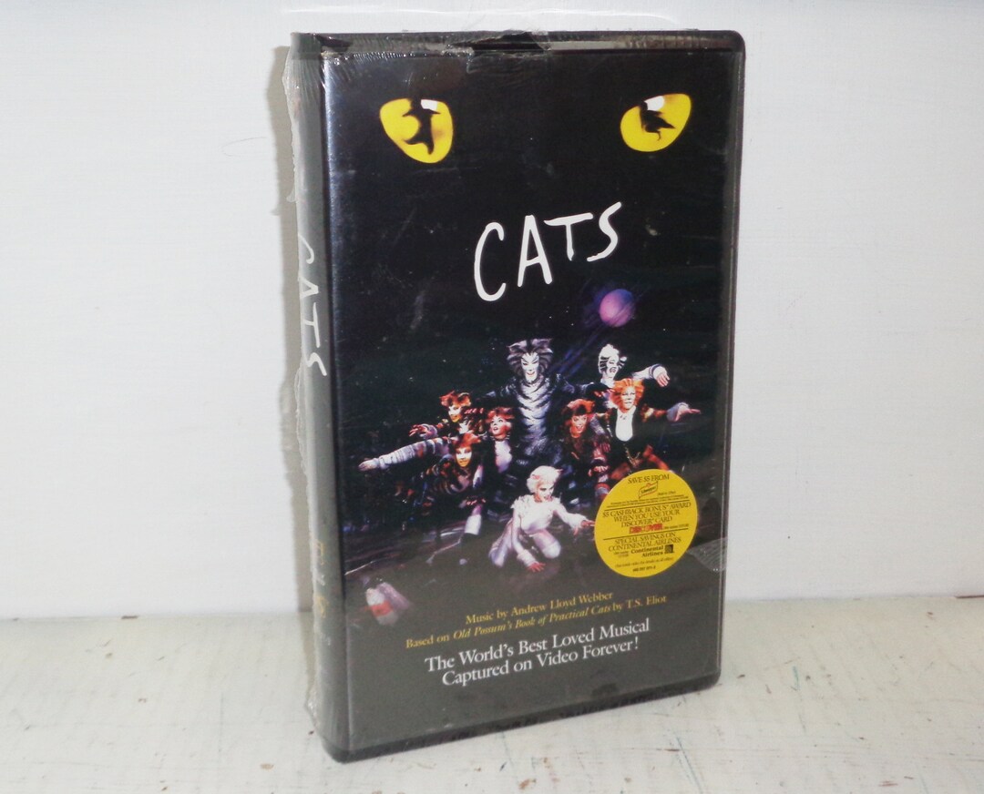 CATS 1981 Factory SEALED Hard Case Clamshell VHS - Etsy