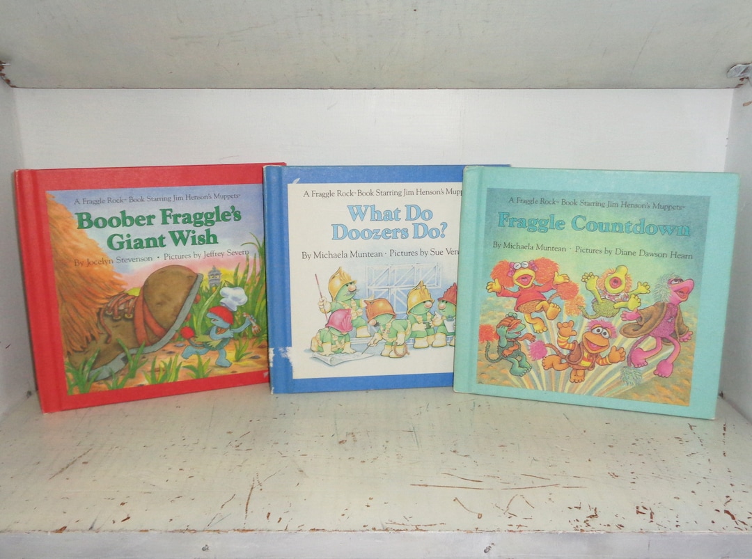Fraggle Rock HC Books~ What Do Doozers Do, Boober Fraggle's Giant Wish ...