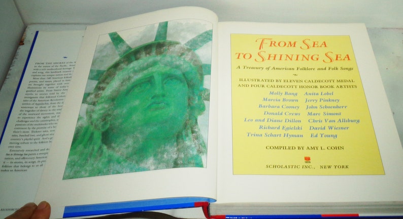 From Sea to Shining Sea Illustrated Treasury of American - Etsy
