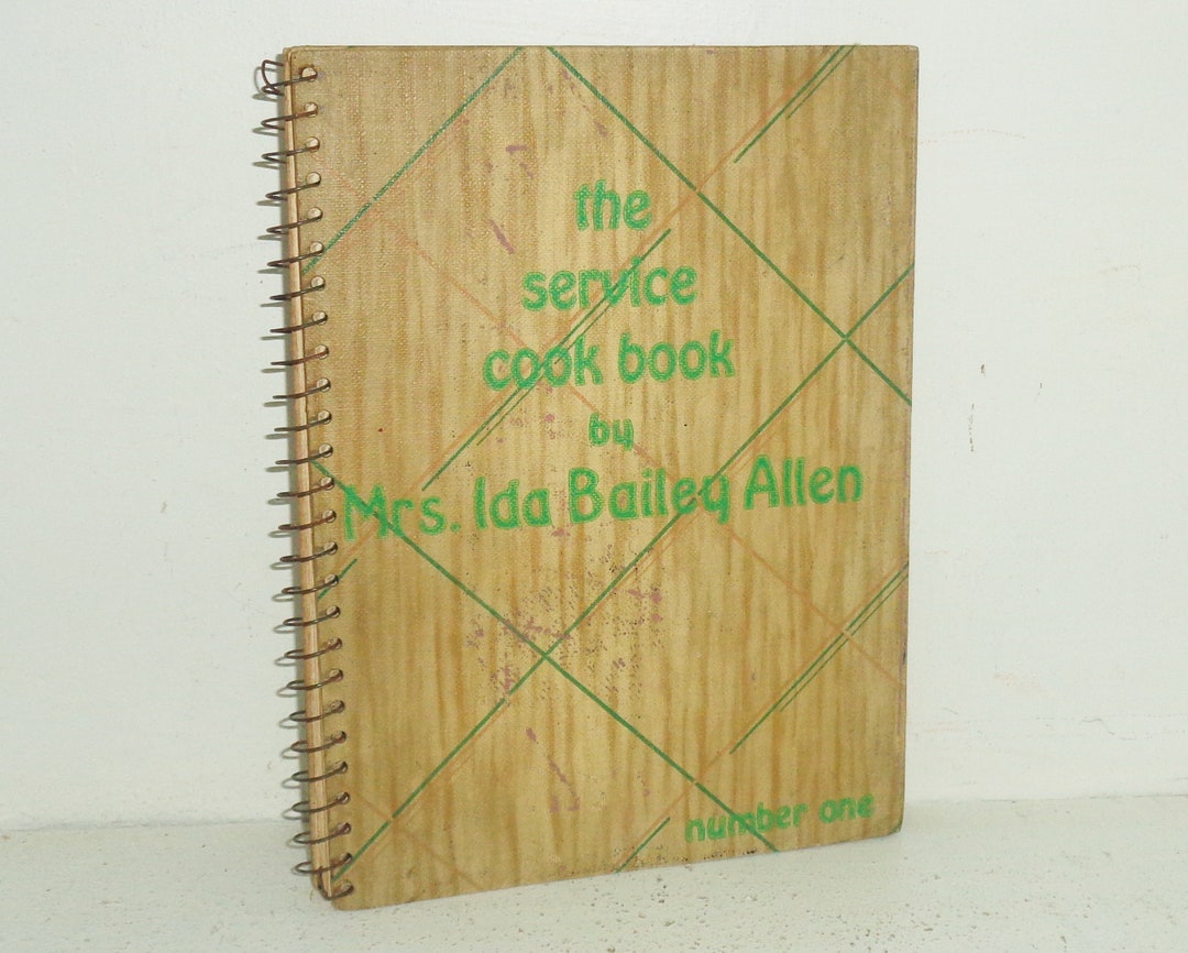 The Service Cookbook by Mrs Ida Bailey Allen 1933 Hardcover Book - Etsy