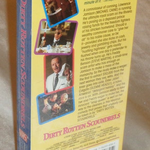 FACTORY SEALED Dirty Rotten Scoundrels VHS Orion Watermarked Steve ...