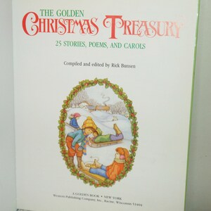 The Golden Christmas Treasury 11 1/4 X 8 3/4 in Golden Book ~ 25 ...