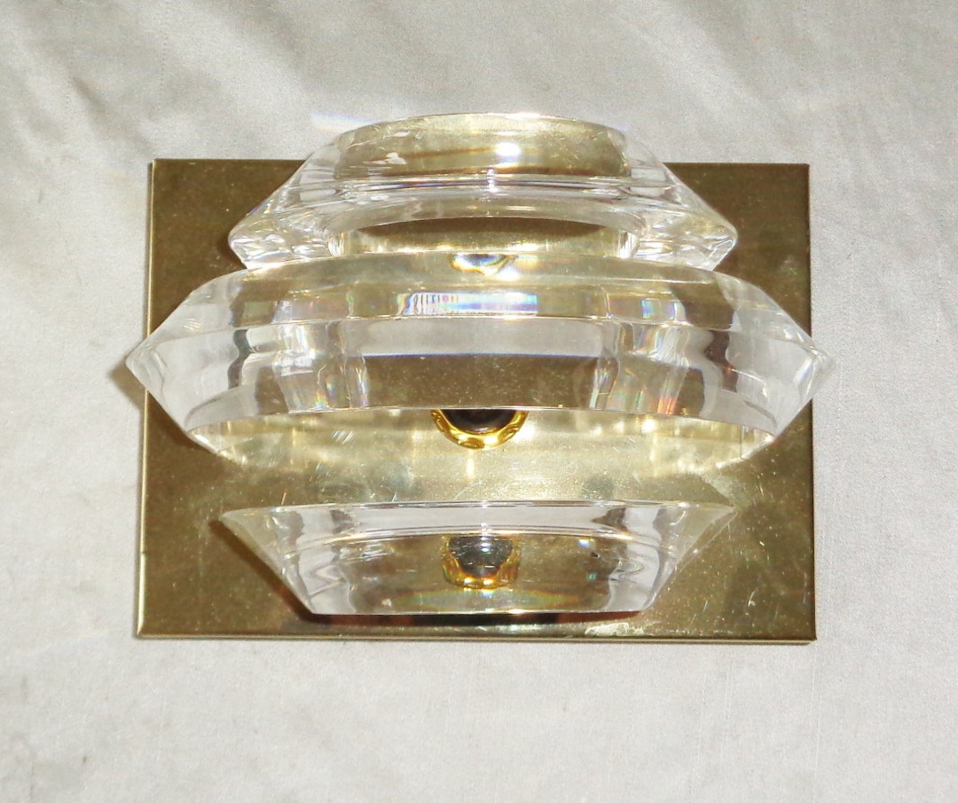 Lucite Hallway Entryway Wall Sconce, 7x5x6 Inch, Needs Mounting Bracket ...