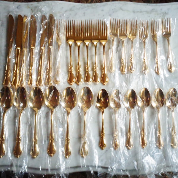 Japan Gold Flatware - Etsy