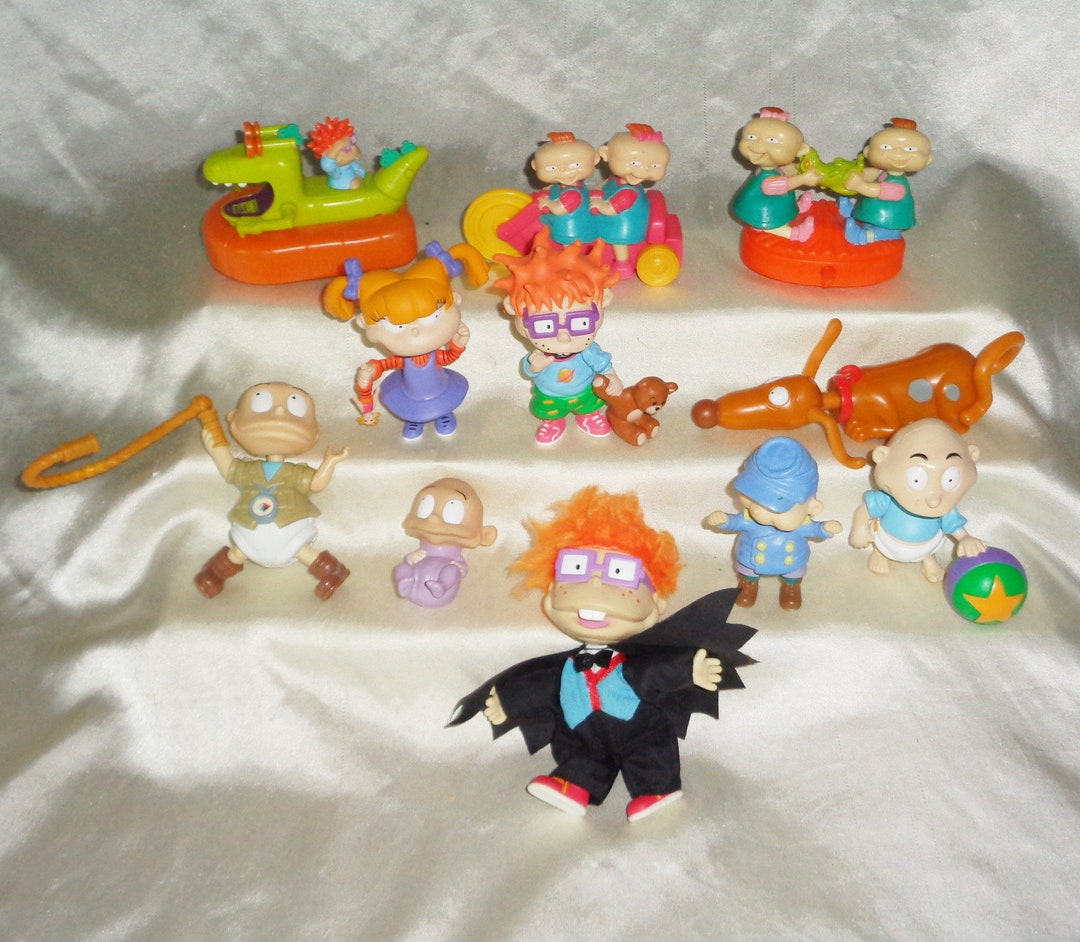 11 Pc Nickelodeon Rugrats PVC Toy Figures Lot Phil Lil Chuckie Tommy ...