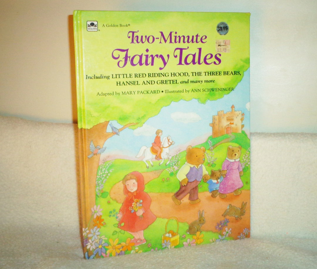 1988 Two-minute Fairy Tales Golden Book 11 X 8 1/4 Inch - Etsy