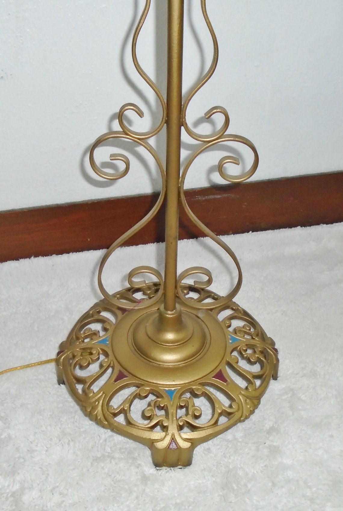 Polychrome Bridge Arm 5 Feet Tall Floor Lamp e 510 - Etsy