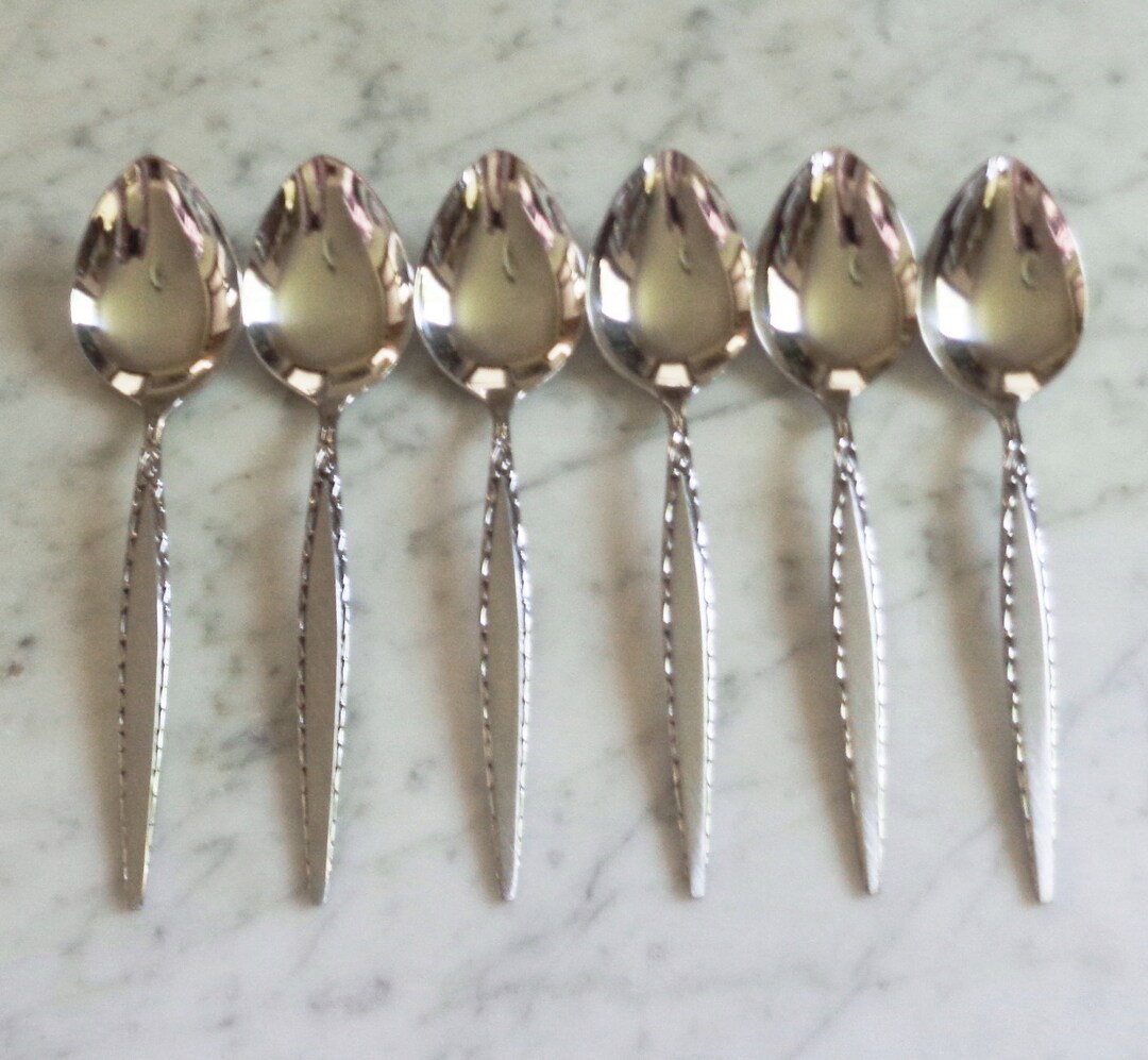 Venetia Community Stainless 6 7/8 Inch Set of 6 Table Soup Spoons - Etsy