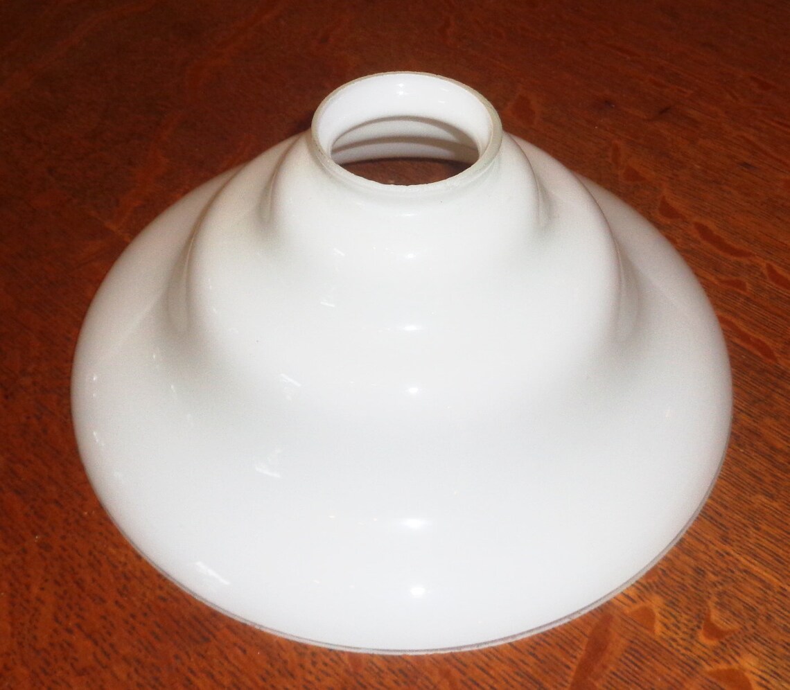 3 Tier Skyscraper Milk Glass Light Diffuser Lamp Shade Mid - Etsy