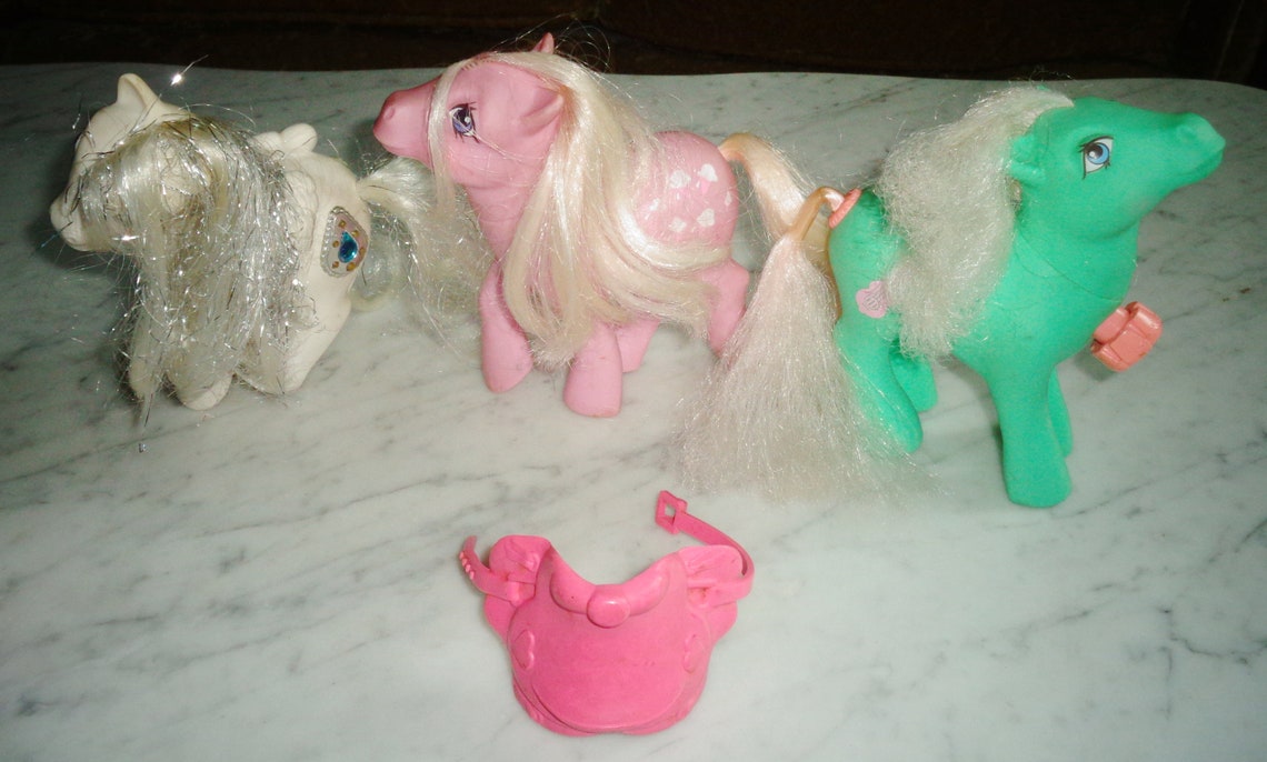 Vintage 1980s My Little Pony Figures fuzzy Magic Star Buttons - Etsy UK