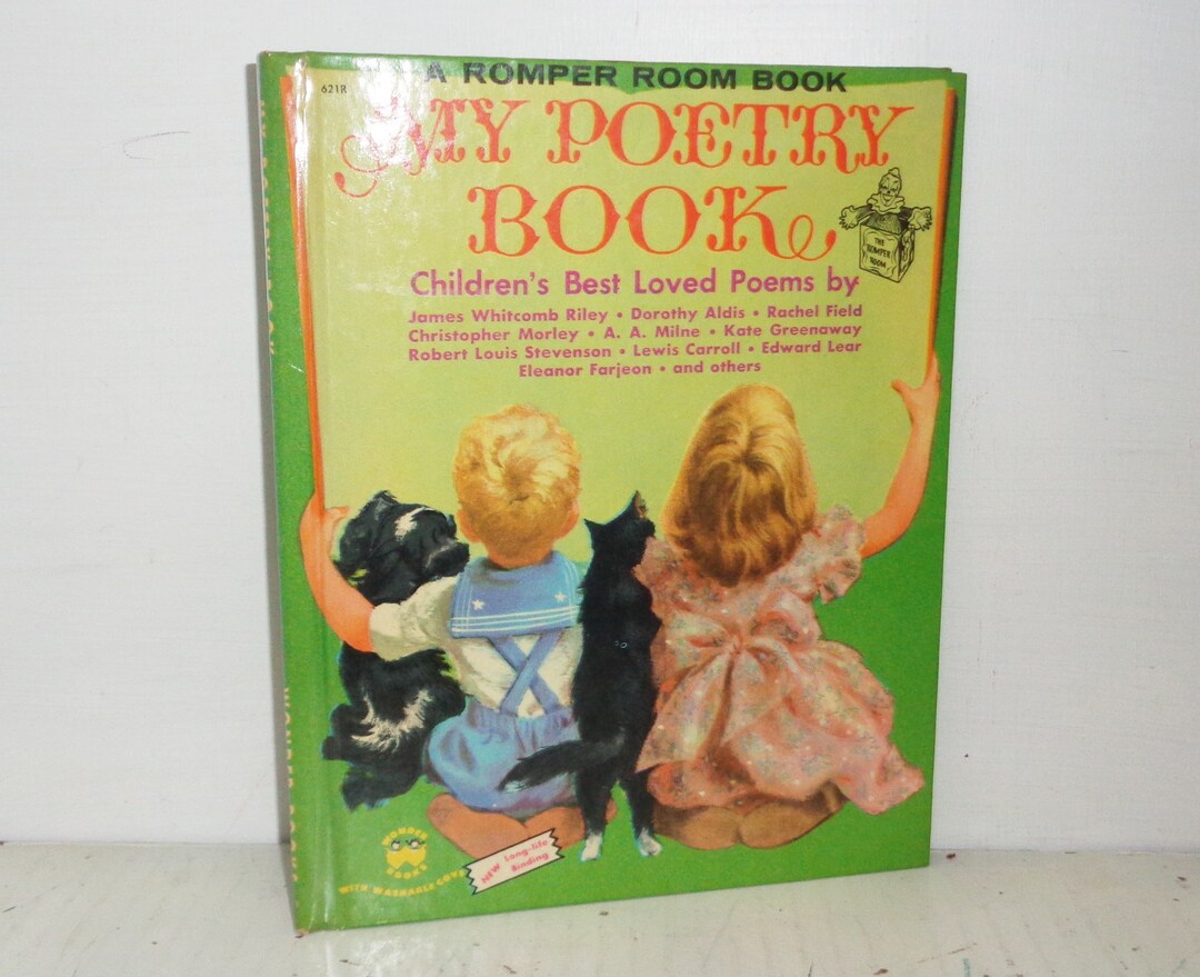 Romper Room My Poetry Book Wonder Book #621R 1954 Illustrated by Flora ...