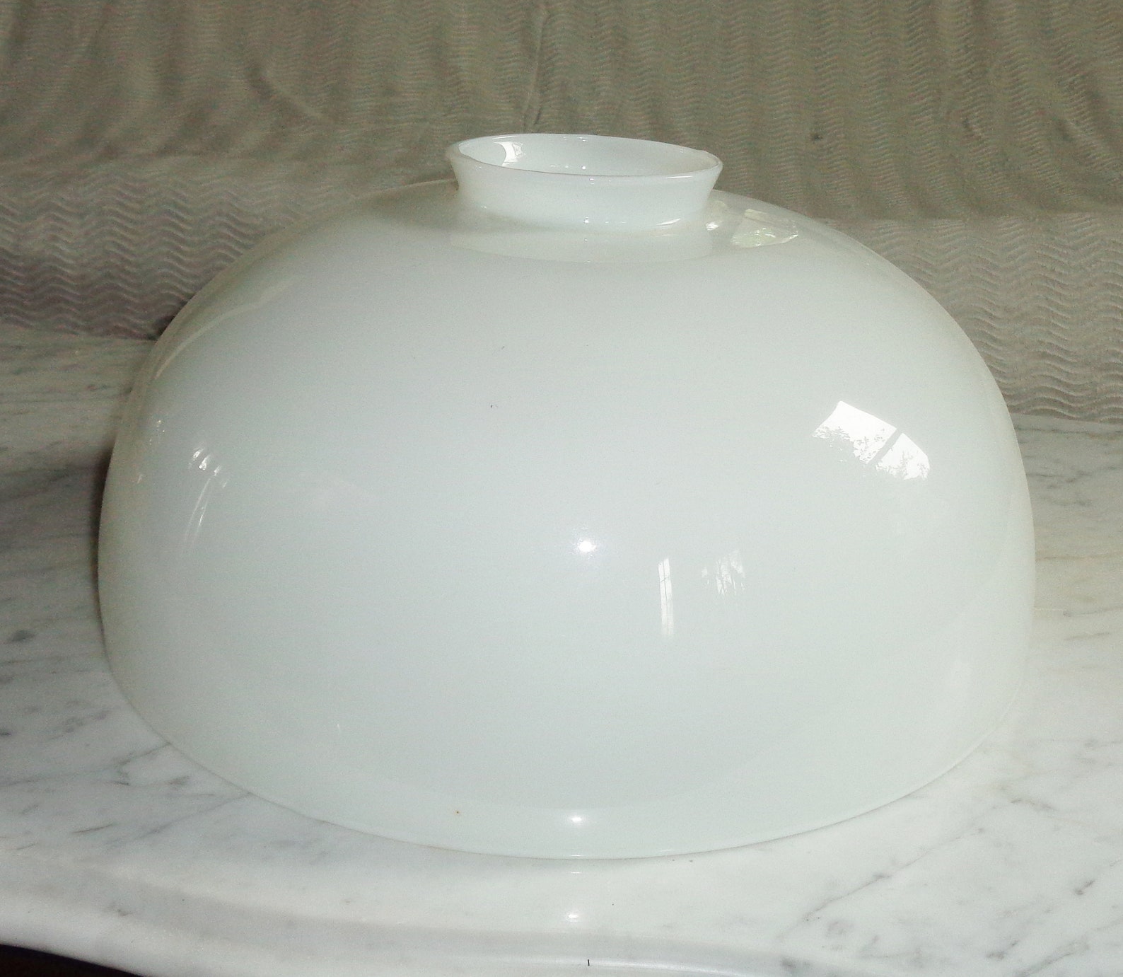 LARGE 14 Inch White Glass Diffuser for Lamp or Fixture - Etsy