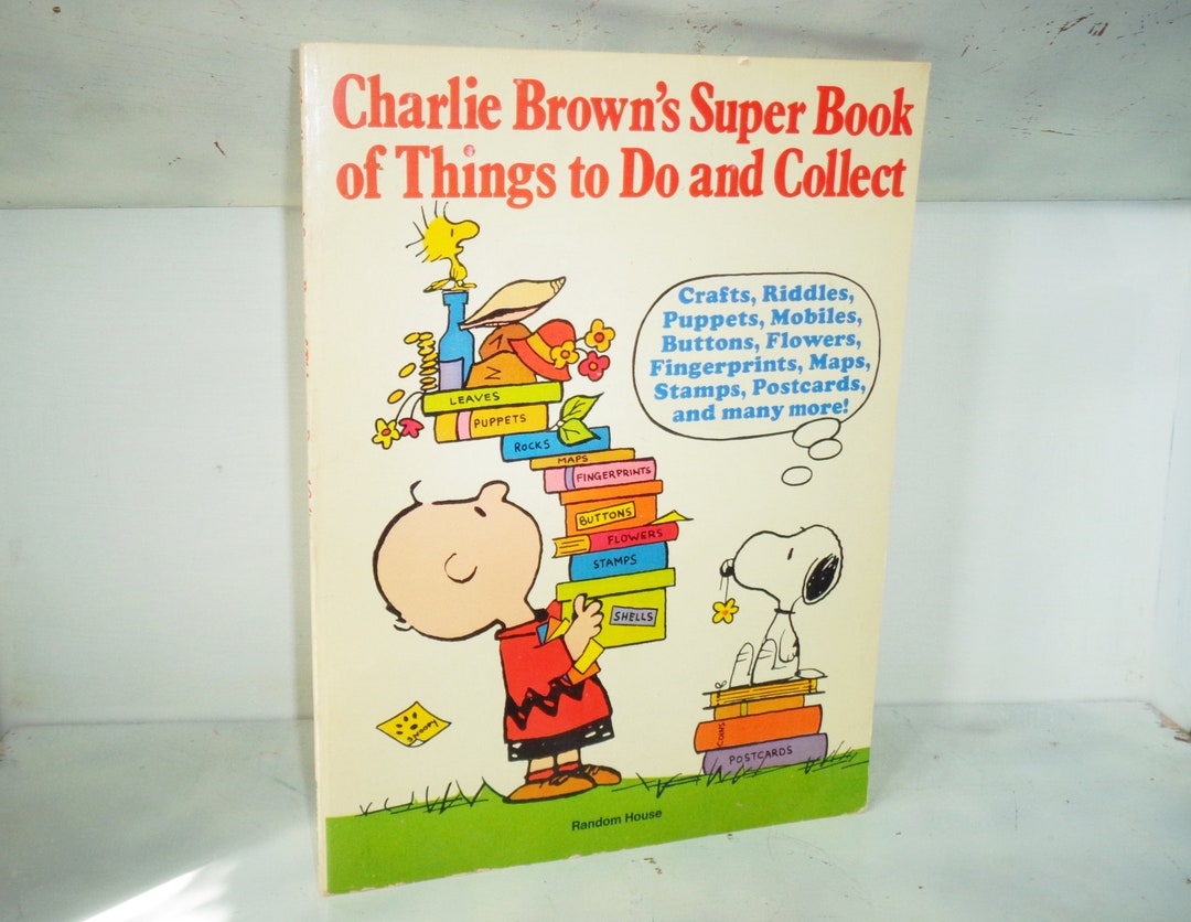 Peanuts Charlie Brown's Super Book of Things to Do and Collect 1975 ...