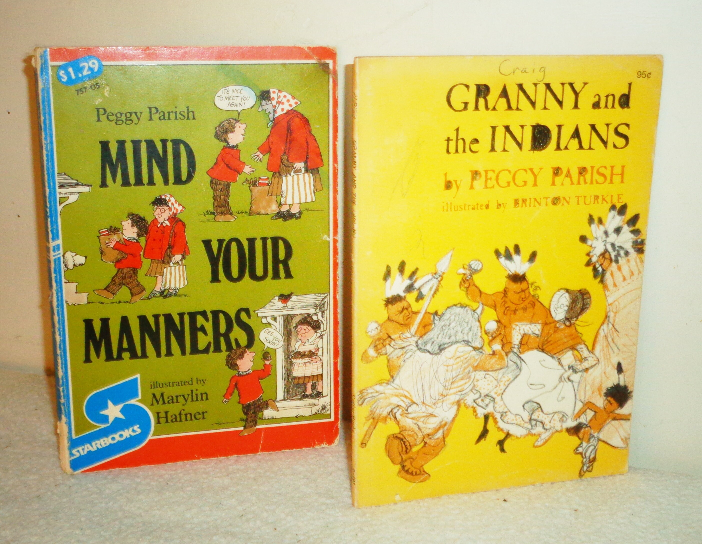 2 RARE SC Peggy Parish Books Mind Your Manners & Granny and - Etsy ...
