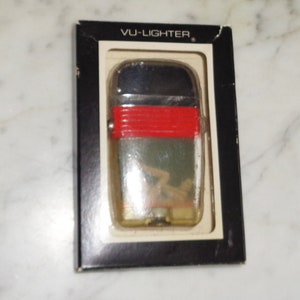 Scripto Vu Lighter Rare Nude Pin-up Girl, Unused in Original Box - Etsy