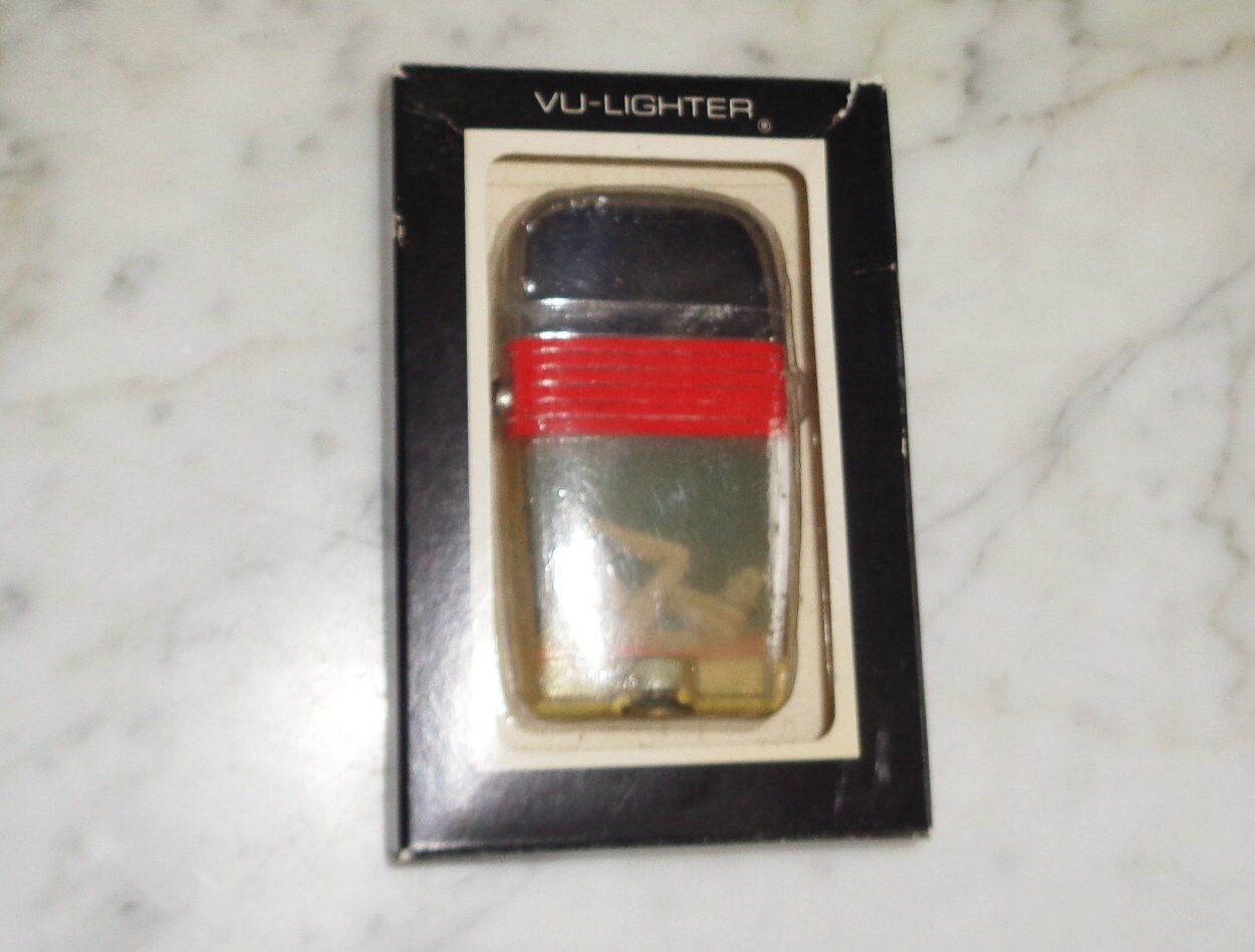 Scripto Vu Lighter Rare Nude Pin-up Girl, Unused in Original Box - Etsy