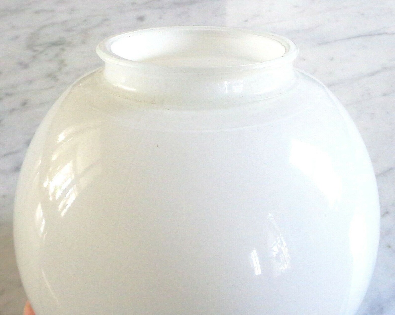 Lightolier Shiny WHITE Replacement Glass Ball Orb Globe - Etsy